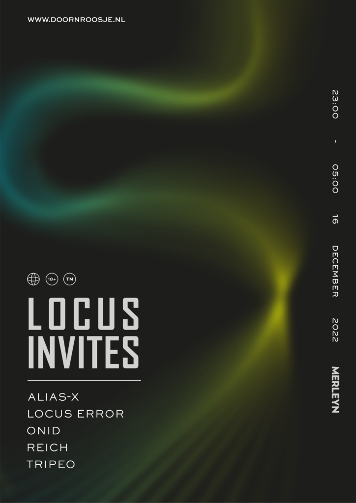 Locus Invites // Merleyn Nijmegen // vrijdag 16 december